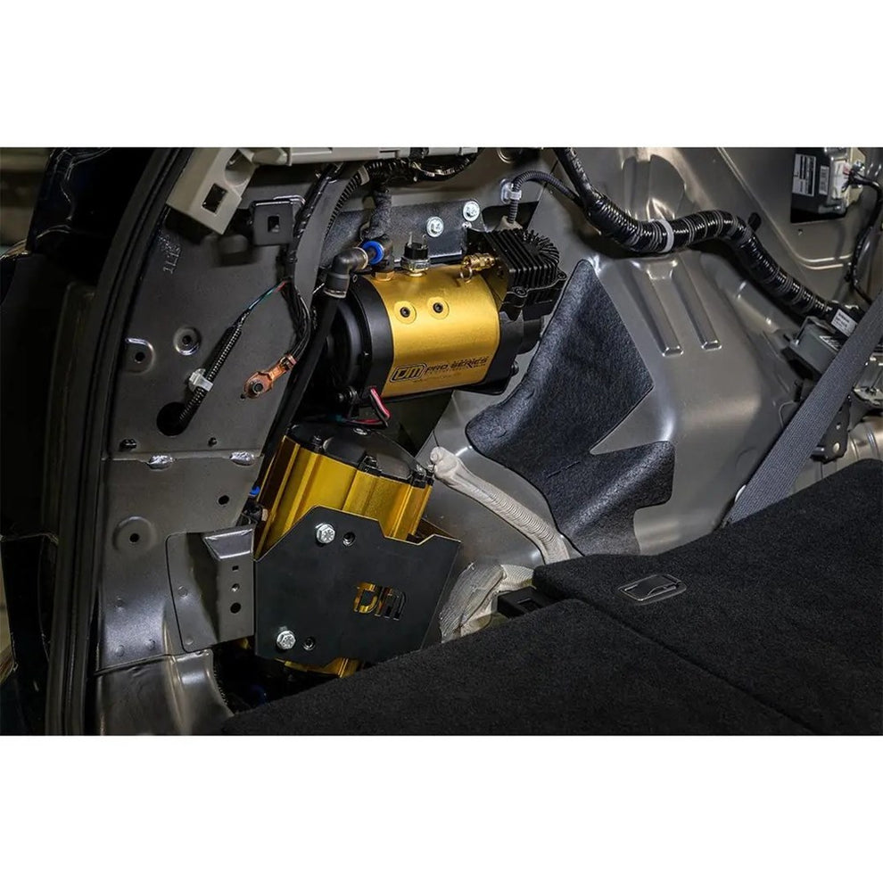 TJM AIR COMPRESSOR BRACKET BLACK STEEL – 4x4 And Outdoor